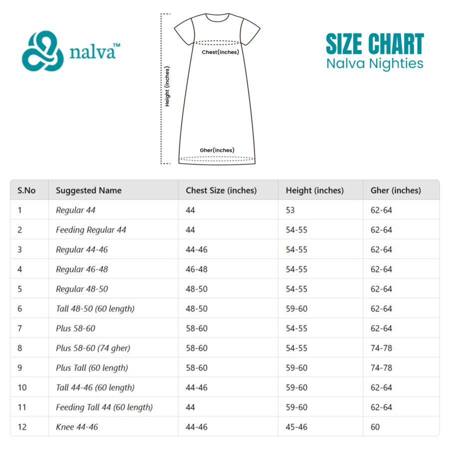 Size Chart – nalva